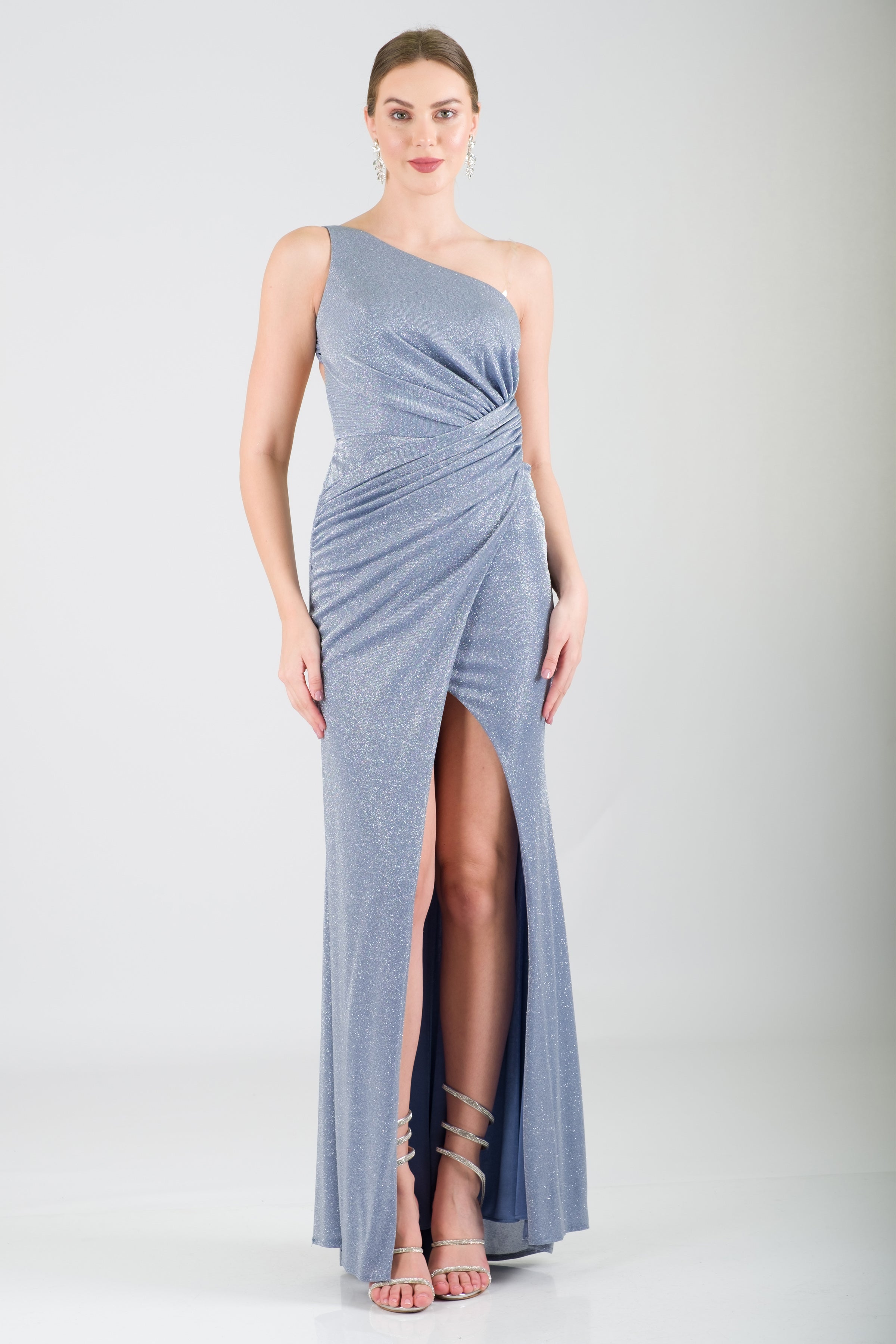 BOHFY Mavİ Abiye Elbise