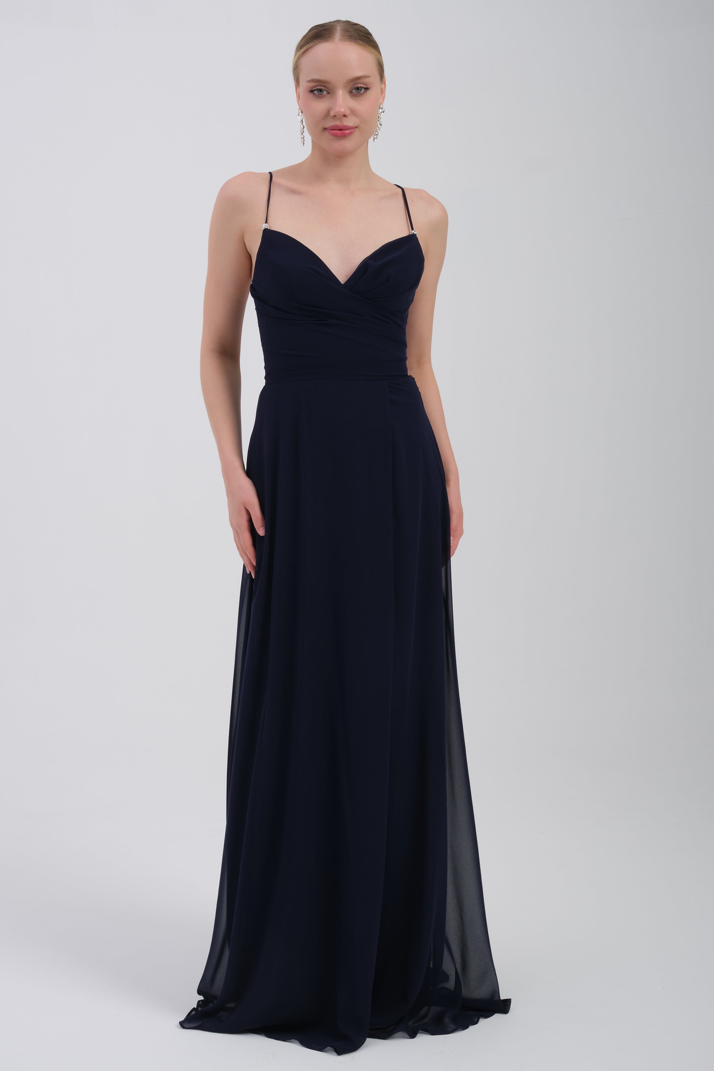 Jasmin black evening dress dress