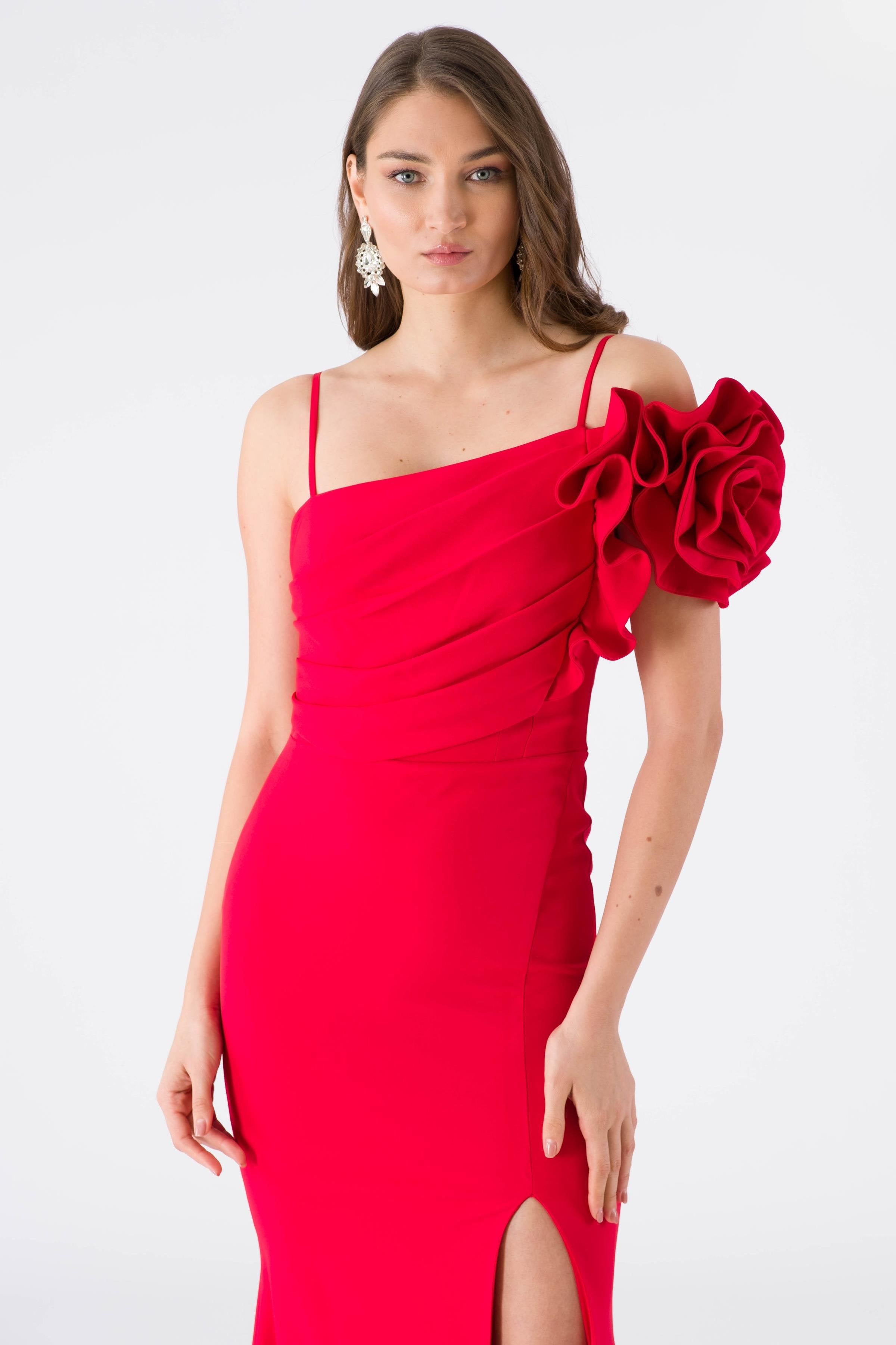 Carla Red Evening Dress